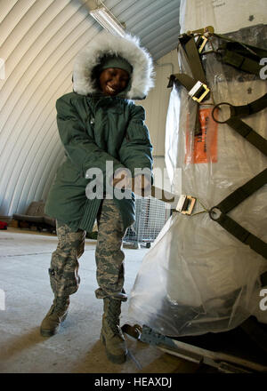 An Airman from the 349th Aeromedical Evacuation Squadron (AES ...