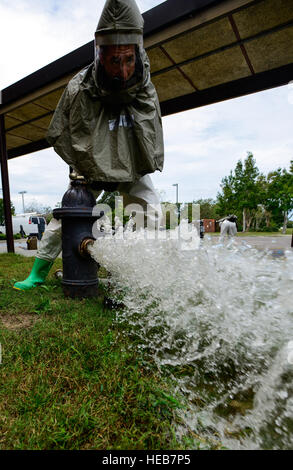 Airmen from the 628th Logistics Readiness Squadron provide POL fueling ...
