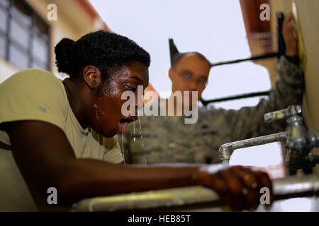 Senior Airman Barbara Walker-Johnson, an entry controller with the 6th ...