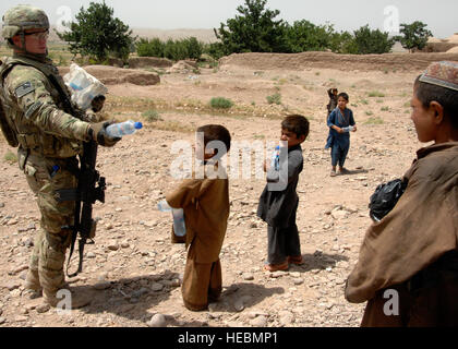 U.S. Army SGT Sean Bergstrom, from Bravo Company 3-4 Infantry, 170th ...