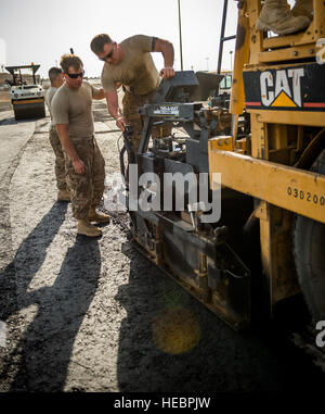 U.S. Airmen from the 557th Expeditionary Prime Base Engineer Emergency ...