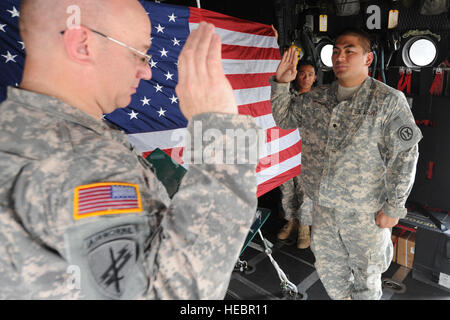 U.S. Army Spc. James Montanona, 368th Military Police Company, is ...