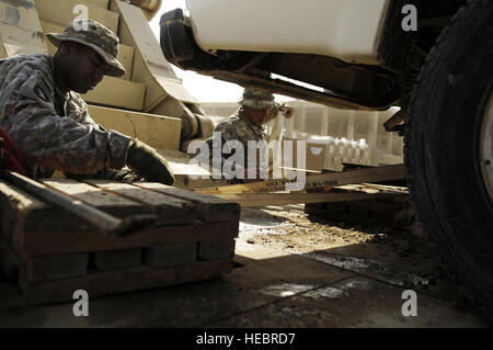 U.S. Army Sgt. Jeremy Leach, drum major of the 1st Infantry Division ...