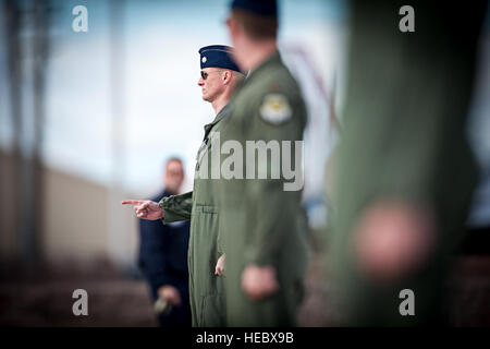 Lt. Col. Christopher Hammond, Thunderbird 1, performs the Low Bomb ...