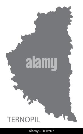 Ternopil City (Ukraine) map vector illustration, scribble sketch City ...