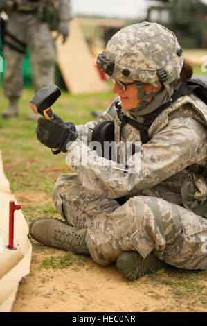 U.S. Army 1st Lt. Megan Geier assigned to 1st Squadron, 91st Cavalry ...