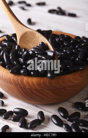 Raw dry organic black beans heap Stock Photo - Alamy