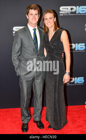 Heather Stanning arriving on the Red Carpet the 2016 Sports personality ...
