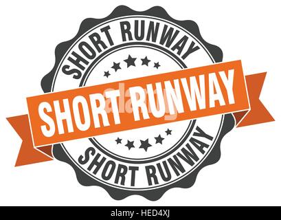 short runway stamp. sign. seal Stock Vector Image & Art - Alamy