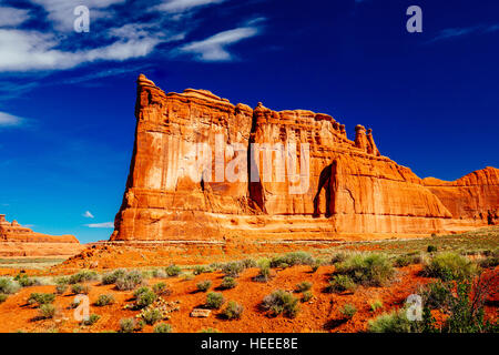 Arches National Park Utah USA rock formations mountains Stock Photo - Alamy