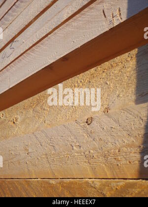 Stacks of planks against the deep blue sky Stock Photo - Alamy