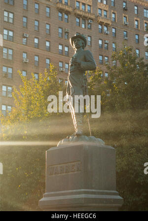 General Warren statue Grand Army Plaza Brooklyn NYC Stock Photo - Alamy