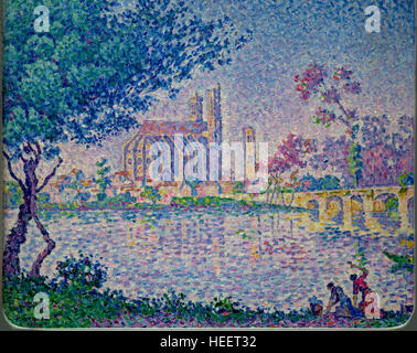 The Seine at Mantes, Paul Signac, 1899-1900, Kroller-Muller Museum ...