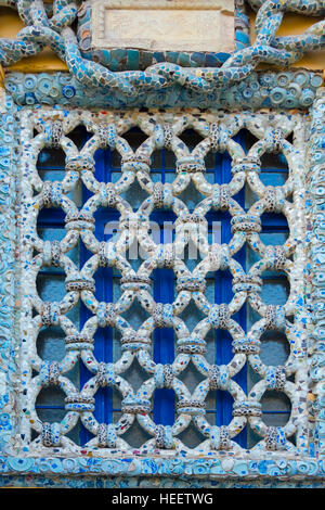 Porcelain House (also known as China House), with chinaware cemented ...