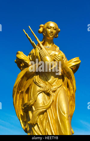 Western classic statues decorating Beian Bridge, Tianjin, China Stock ...