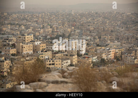 City scene in sprawling Zarqa, Jordan Stock Photo - Alamy