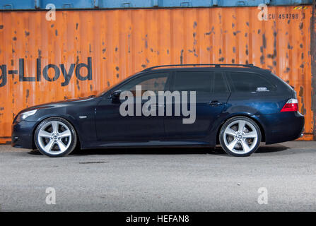 BMW 540i 5 Series Touring estate car, E61 shape (E60 station wagon 2003 ...