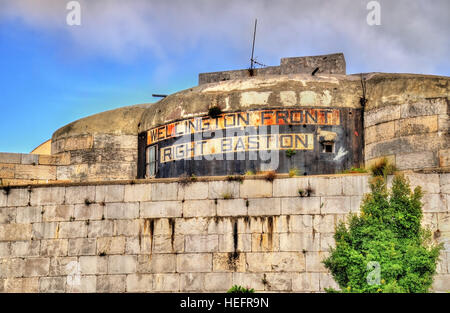 Wellington Front Right Bastion historic defensive walls, Gibraltar ...