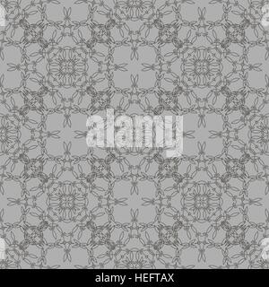 Grey Ornamental Seamless Line Pattern Stock Vector Image & Art - Alamy