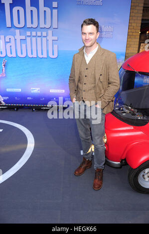 Friedrich Mücke attending the premiere of 'Robbi, Tobbi und das ...