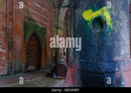 Bagerhat: Nine-domed mosque, Khulna Division, Bangladesh Stock Photo ...