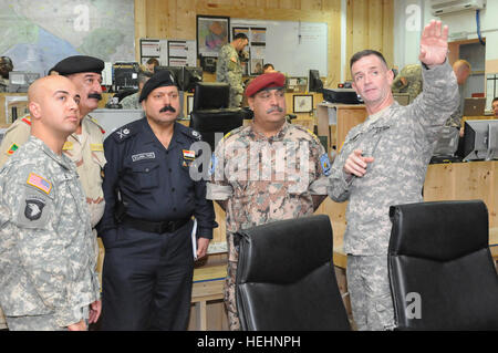 Maj. Gen. Walter Piatt (from left to right), deputy commanding general ...