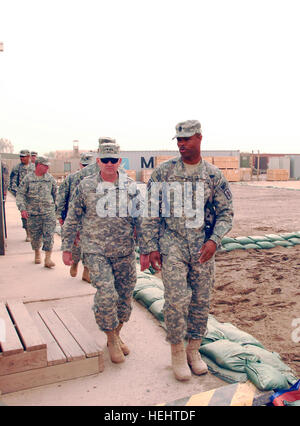 Lt. Gen. Benjamin R. Mixon, commander of U.S. Army, Pacific, talks with ...