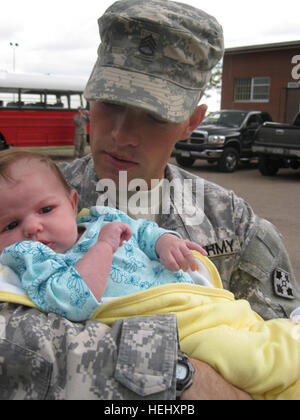 Former Staff Sgt. Clinton L. Romesha with his son, Colin. Colin was ...