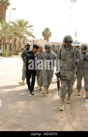 Col. Byron Freeman, 8th Military Police Brigade commander, and Maj. Gen ...
