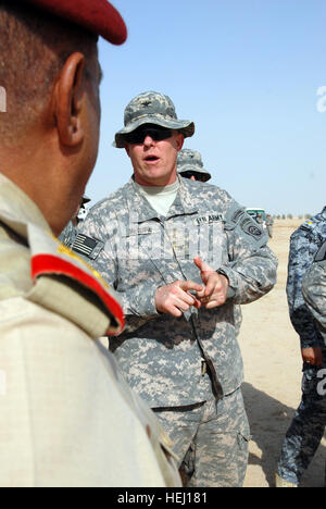 Iraqi national police leadership conducts a transfer of authority ...