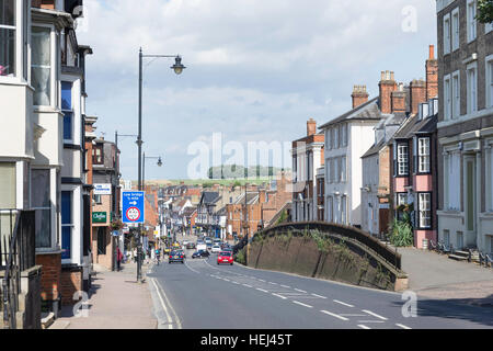newmarket town centre high street suffolk england uk gb Stock Photo - Alamy