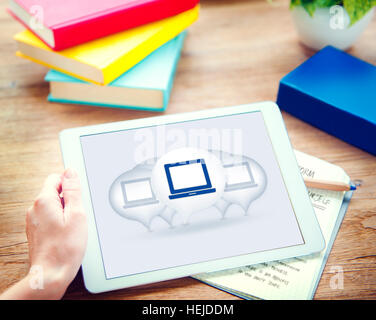 Computer Device Electronic Technology Concept Stock Photo - Alamy