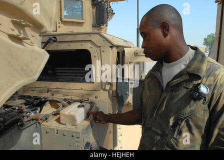 Windshield of a Humvee military vehicle from the Romanian army Stock ...