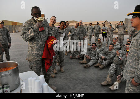 The 115th Brigade Support Battalion Muleskinner's Spurholders pose on ...