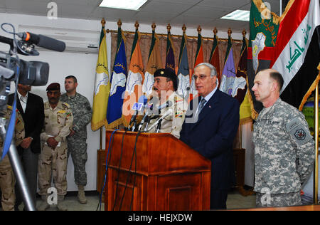 Iraq's Minister of Defense Abdul Qadir joins Lt. Gen. Charles Jacoby, I ...