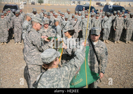 The 93rd Military Police Battalion commander and command Sgt. Maj ...