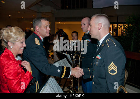 Army Brig. Gen. James H. Dickinson (Left) and Army Brig. Gen. Donald G ...