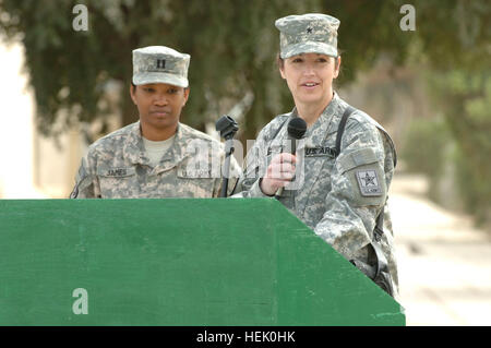 Lt. Col. Niave Knell, Brig. Gen. Colleen McGuire, and Lt. Col. Mark ...