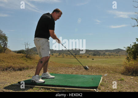 lateral hazard golf course gtmo guantanamo bay cuba sign Stock Photo ...