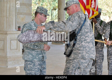 III Corps TF Phantom Commander Lt. Col. Robert L. Menti and Command Sgt ...