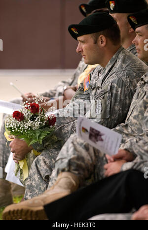 A Special Forces officer with 2nd Battalion, 10th Special Forces Group ...