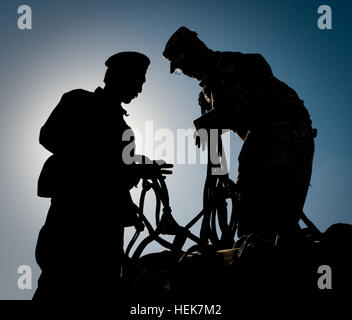 U.S. Army 1st Sgt. Mario Barber, Delta Company, 2nd Battalion, 508th ...