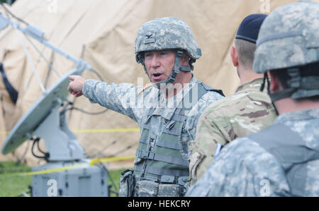 United States Army Reserve Col. Mark A. Anspach, commander of the 475th ...