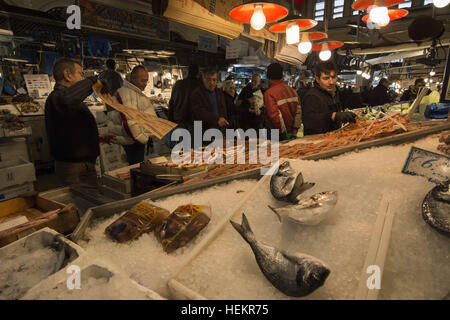 Athens Central Market, Varvakios Agora or Dimotiki Agora, traditional ...