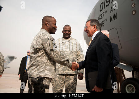 Command Sgt. Maj. Joseph Allen (right), command sergeant major of ...