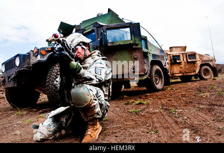 A soldier assigned to the 558th Military Police Company, 728th MP ...