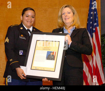 Sgt. Monica Beltran, the first woman in the Virginia National Guard to ...
