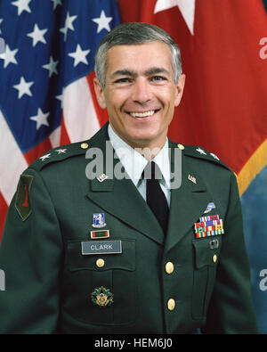 Major General Wesley K. Clark, USA (uncovered). Base: Fort Monroe State ...