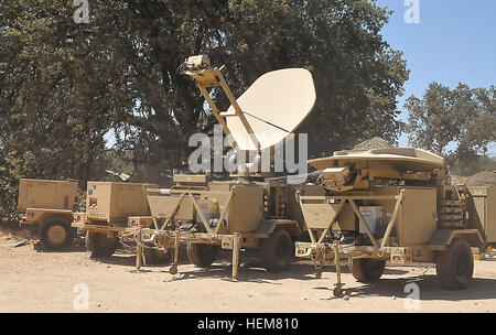 Satellite transportable terminals and joint network nodes set up during ...
