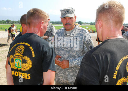 Soldiers from the 65th MP (Military Police) Company Airborne, 503rd MP ...